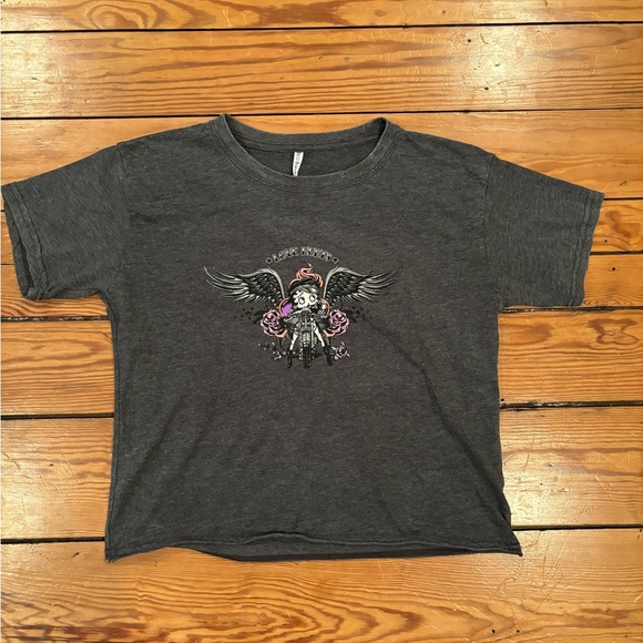 other | Tops | Brisco Brands Betty Boop Love Hurts Motorcycle And Angel ...